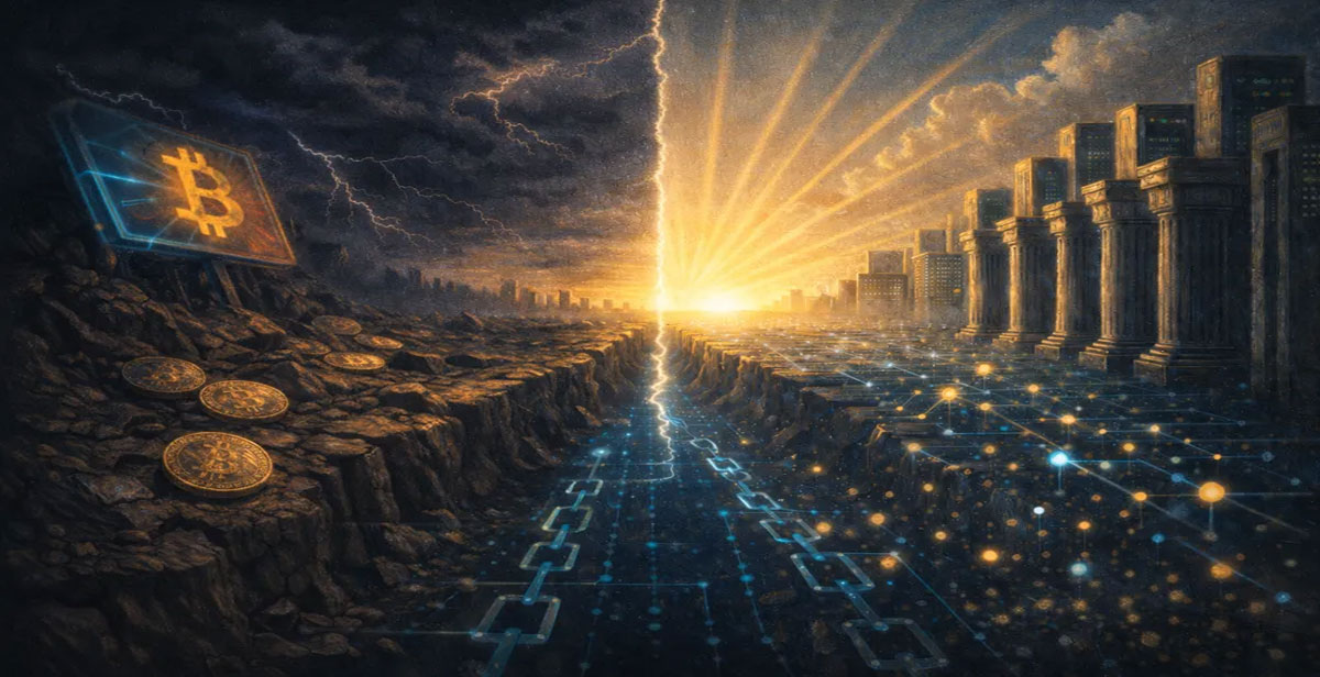 ۲۰۲۵ سیاه‌ترین سال کریپتو یا نقطه بلوغ؟ بررسی طلوع عصر نهادی‌ پشت سقوط ...